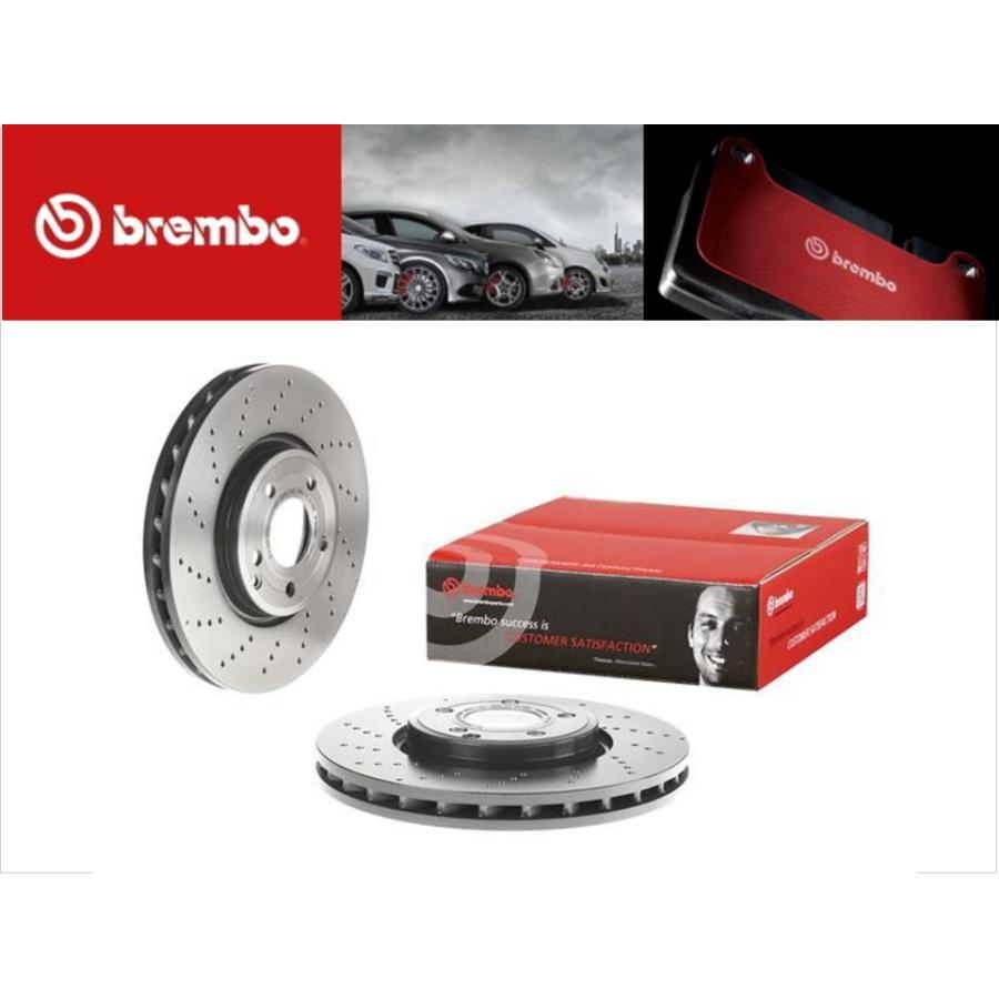 BREMBO 新品 ベンツ フロントブレーキローター CLSクラス C218 CLS350 218359 0004211812 ...