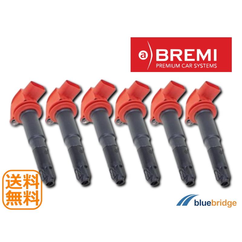 6本セット BREMI 新品 ポルシェ パナメーラ 970型 3.6L 970CWA イグニッションコイル 94860210406 ...