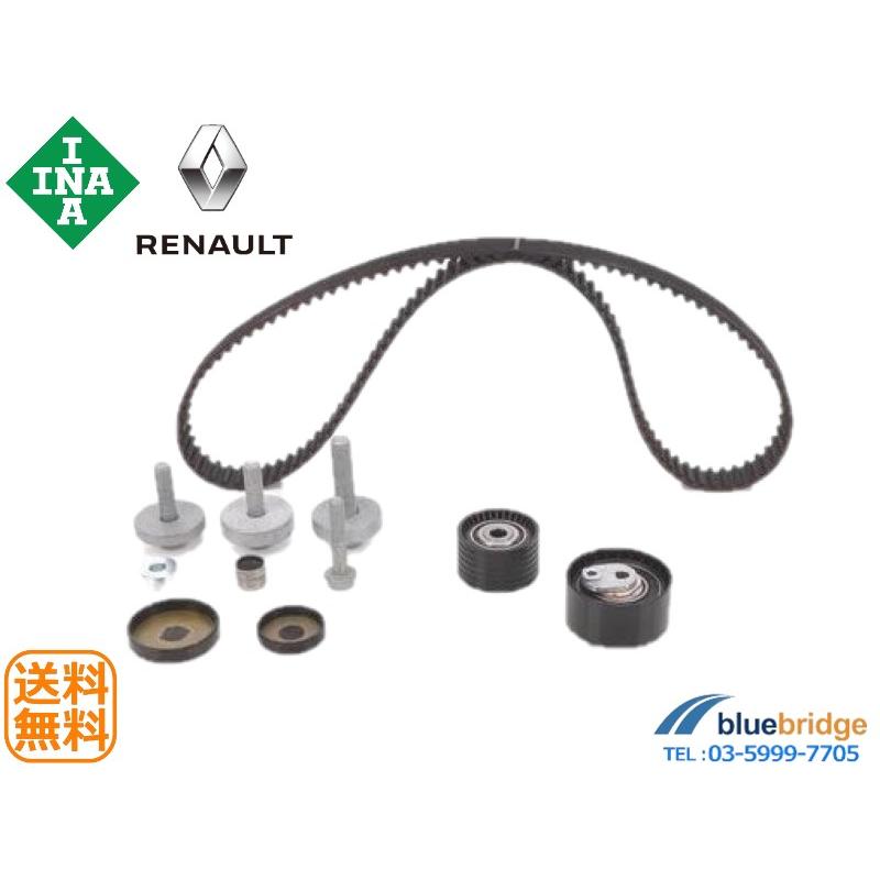 INA 新品 ルノー ルーテシア 2.0L スポール RF4C タイミングベルト キット 130706246R 7700108920 ...