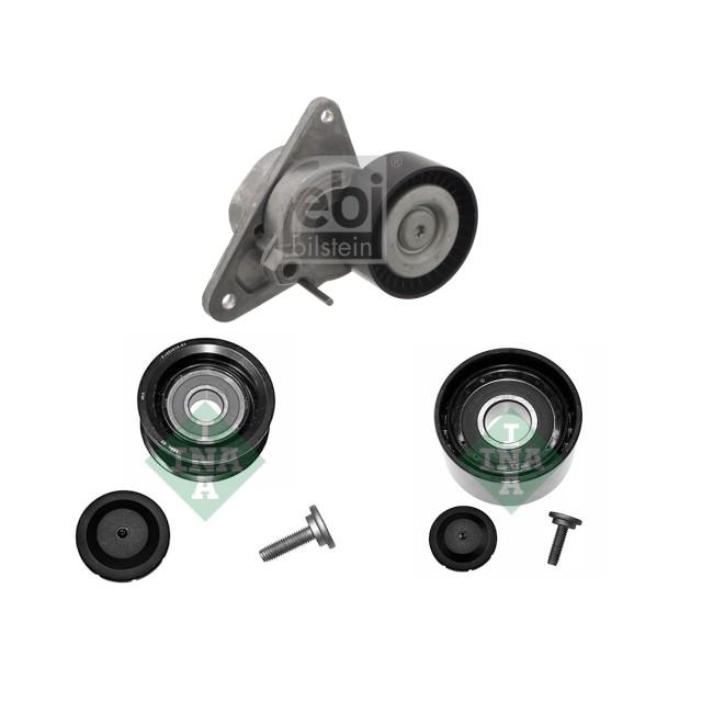 INA 新品 OEM ベンツSクラス W220 W221 SL R230 テンショナー・ガイドプーリー3点セット 532023310SET ...