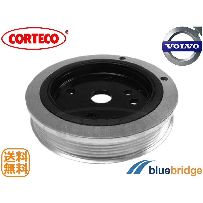 CORTECO 新品 ボルボ V40 S40 クランクプーリー 30731039 31104839 8692285 1275930 : ブルー ...