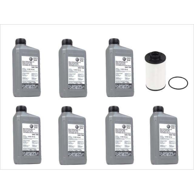 7Lセット VW 純正品 DSGオイル オイルフィルター G052182A2 02E305051C 02E305051D 6速DSG デュアル ...