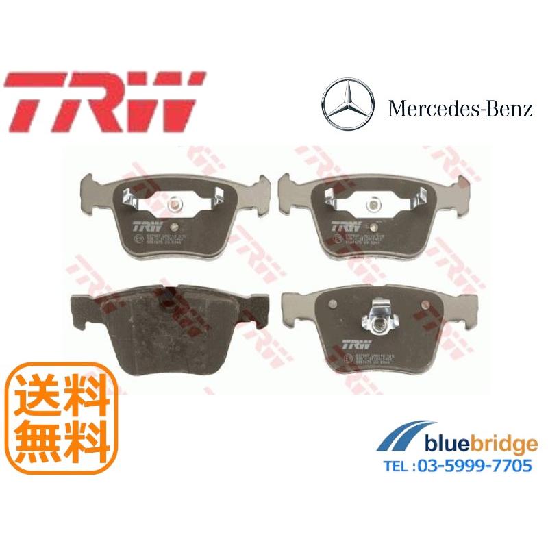 TRW 新品 ベンツ Mクラス W164 ML63 AMG 164177 リアブレーキパッド 0004207004 1644201020 ...