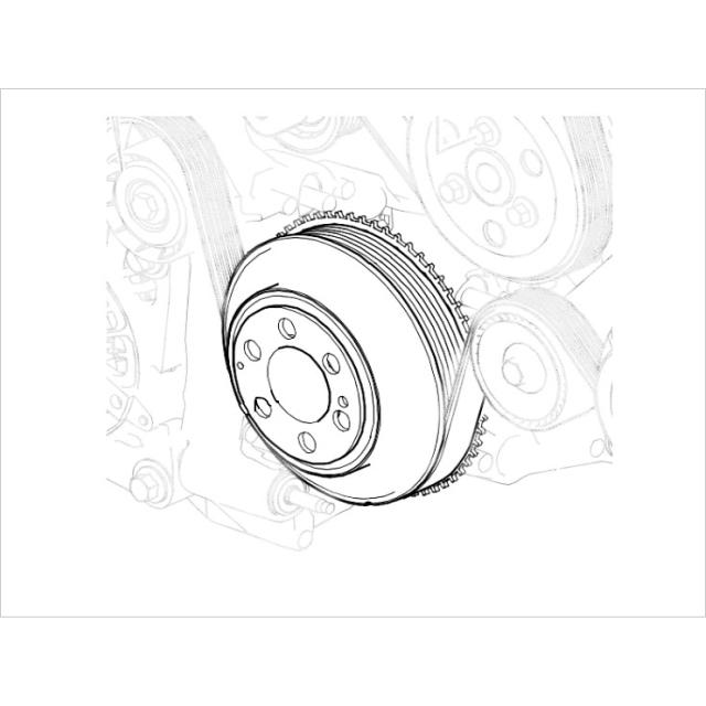 新品 純正 クランクシャフトプーリー ジャガー XE XF JDE38472 JDE37855 : ブルーブリッジ - 通販 - Yahoo ...