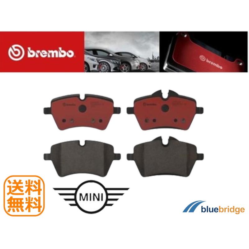 BREMBO 新品 BMW MINI R57 R58 R59 フロントブレーキパッド 34112444444 34116770251 ...