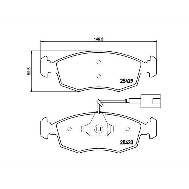 低ダスト BREMBO 新品 フィアット 500 チンクエチェント 0.9L フロント ブレーキパッド 77365729 77365811 ...
