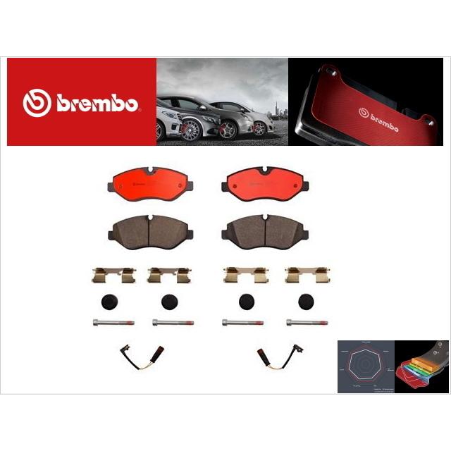 低ダスト 新品 BREMBO ベンツ Vクラス W639 フロント ブレーキパッド 0044206720 0044208320 ...