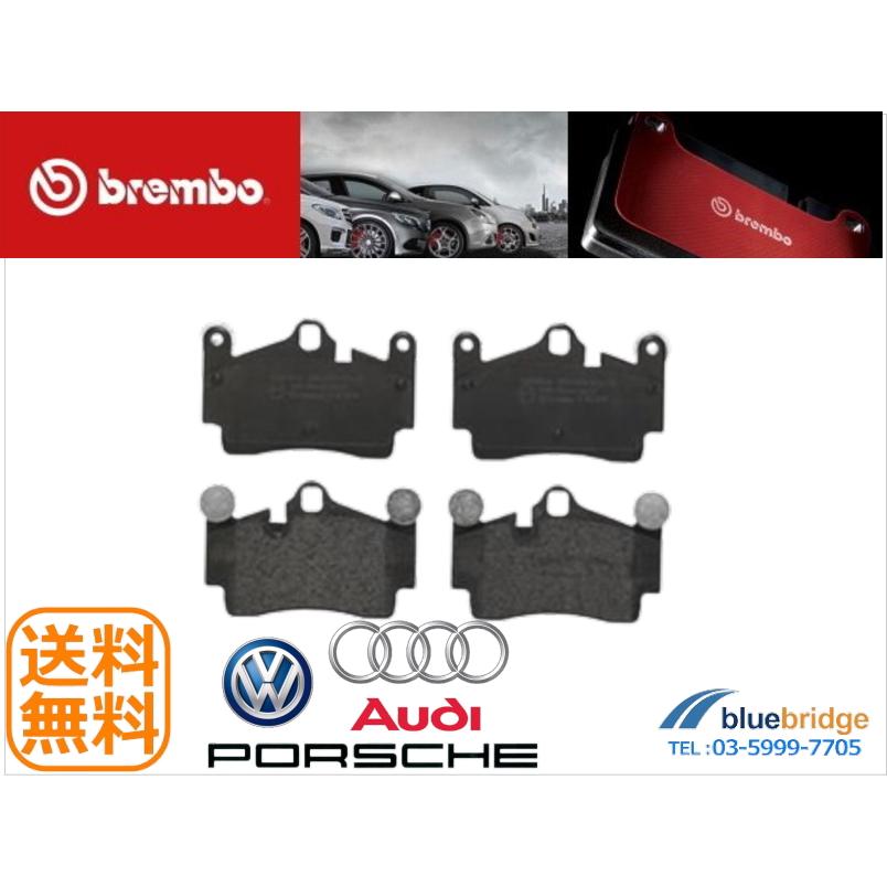 低ダスト BREMBO 新品 ポルシェ カイエン 9PA 955型 3.2L 4.5L リア ブレーキパッド 95535293900 ...
