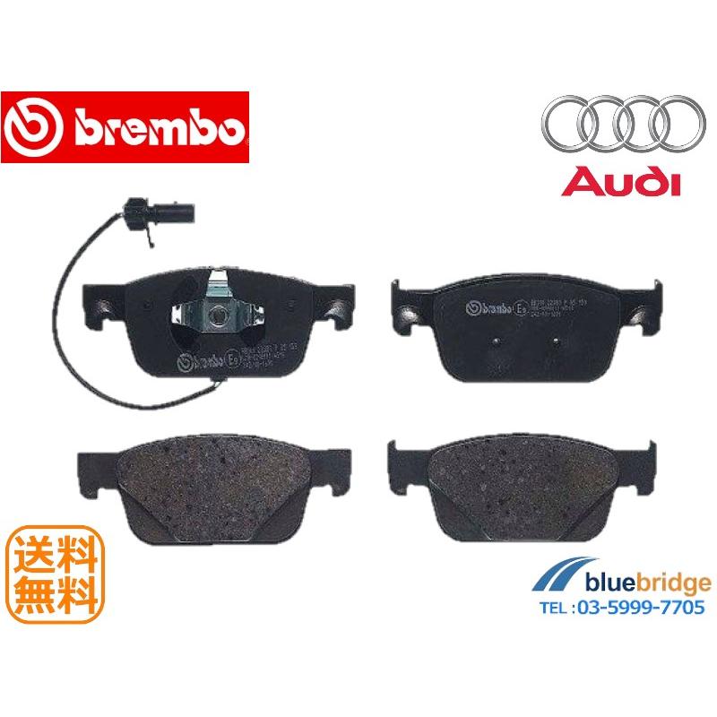 BREMBO 新品 アウディ フロントブレーキパッド 8W0698151AA 8W0698151AB 8W0698151AF ...