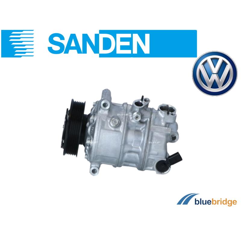 SANDEN 新品 VW エアコンコンプレッサー 7E0816803B 7E0816803F 7E0816803G 7E0816803H ...