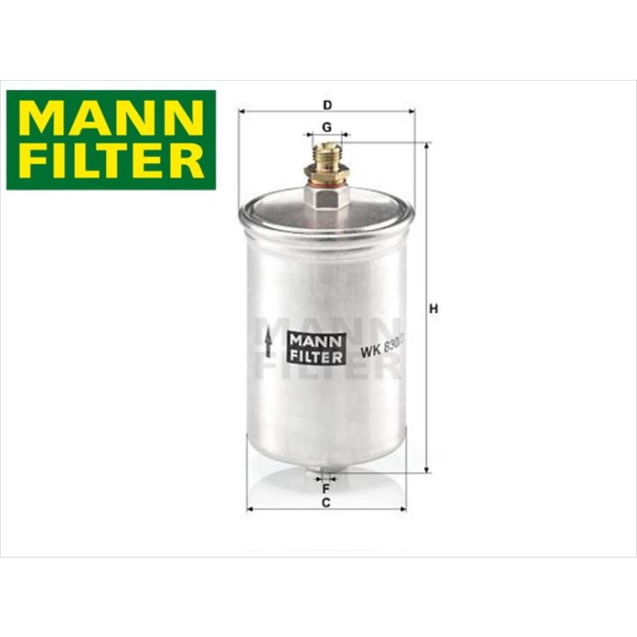 MANN-FILTER 新品 メルセデスベンツ Cクラス W202 燃料フィルター 0024772001 0024774501 WK830/3 : ブルーブリッジ - 通販 - Yahoo ...