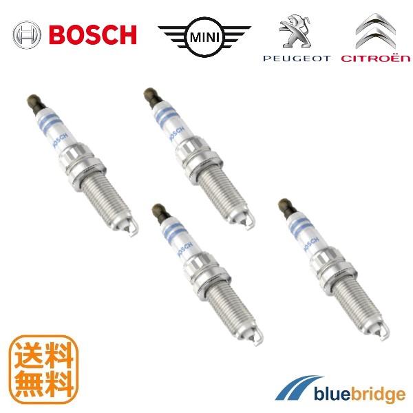 4本セット BOSCH BMWMINI スパークプラグ プジョー シトロエン R55 R56 DS3 C4 RCZ 508 207 ...