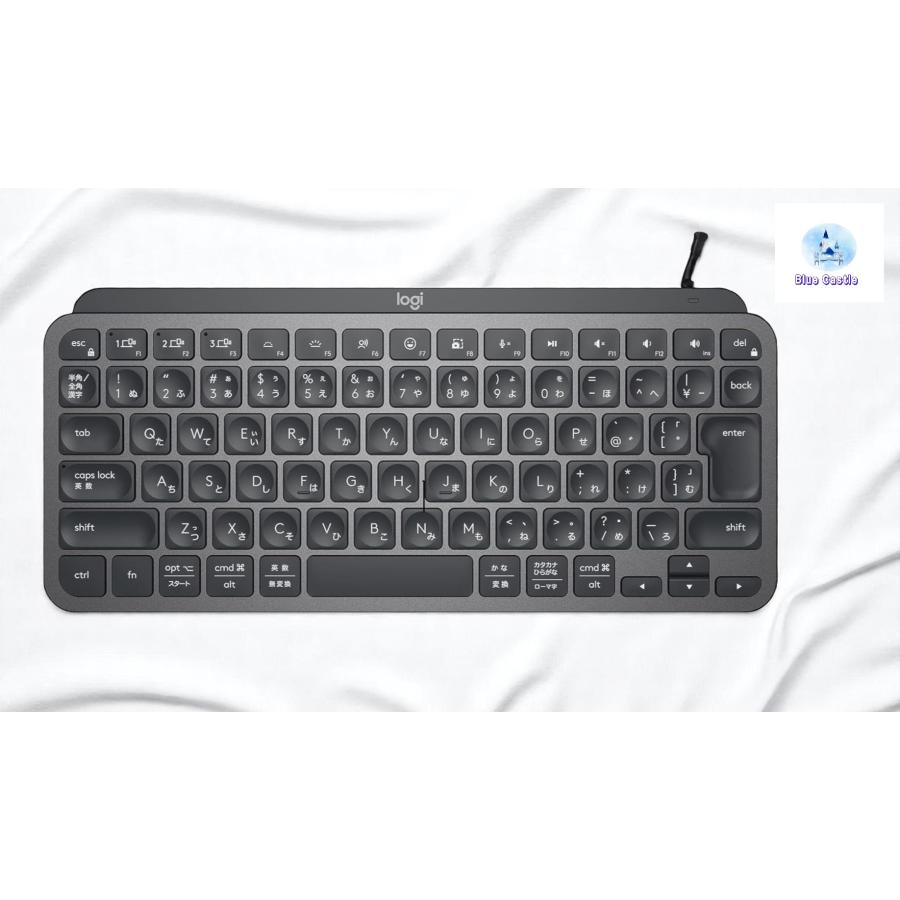 logicool ロジクール MX KEYS mini KX700GRd ミニマリスト ワイヤレス イルミネイテッド キーボード 充電式 Bluetooth USB-C-A 日本語配列 無線 ...