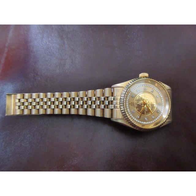 ELGIN エルジン メイプルリーフ金貨 36mm 腕時計 Quartz(中古 ELGIN エルジン メイプルリーフ金貨 36mm 腕時計 Quartz(中古