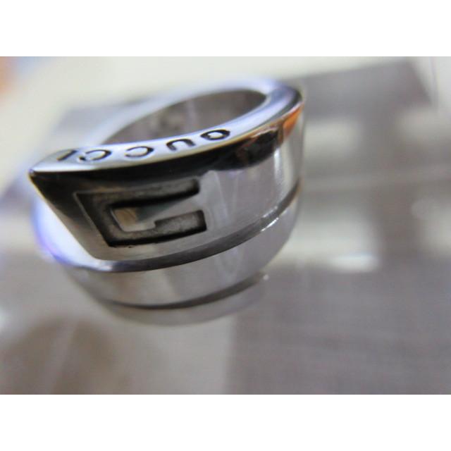 GUCCI グッチ シルバー #10 SV925 スパイラル リング (中古 GUCCI グッチ シルバー #10 SV925 スパイラル リング (中古