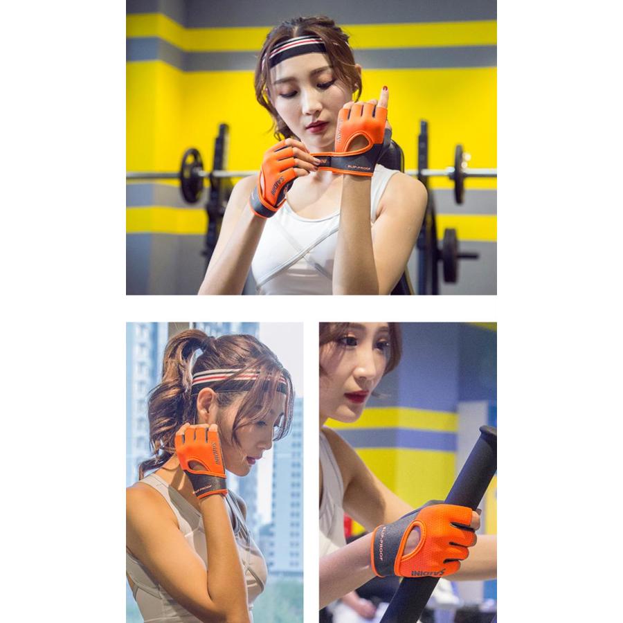 送料無料 ジム グローブ ハーフフィンガー サイクルグローブ サイクリング スポーツ用 自転車手袋レディース トレーニング 筋トレ スポーツ 手袋 ダンベル G062 : BESTWEAR ...