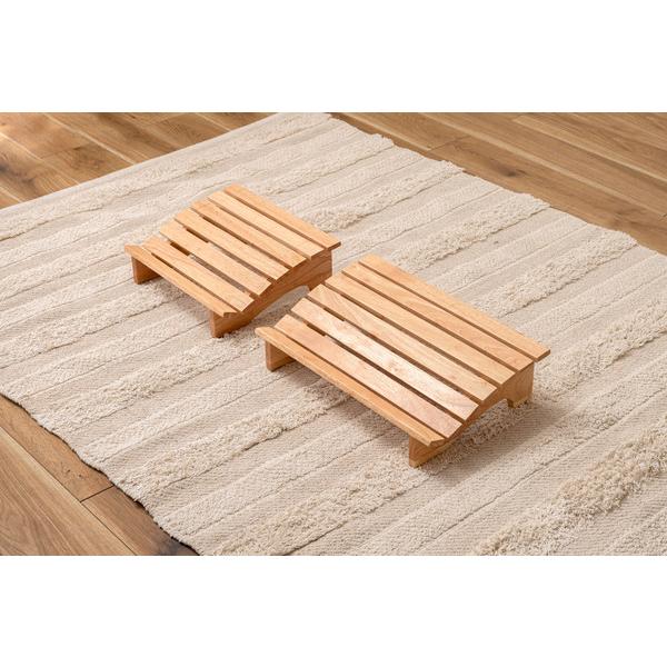 東谷 フットレスト M ナチュラル W45×D29×H12.5 完成品 HOW-011NA : BESTWEAR - 通販 - Yahoo!ショッピング