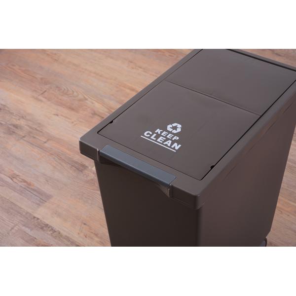 ゴミ箱 ダストボックス ふた付き 45リットル 45L スリム お洒落 フットペダル 車輪 リビング くず入れ 書類 オフィス スライド 臭い漏れなし 東谷 LFS-764 : lfs-764 ...