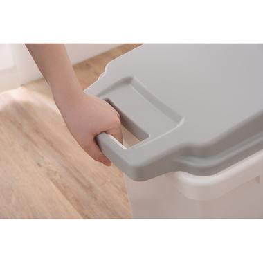 東谷 ゴミ箱 ダストボックス ふた付き 45リットル 45L スリム お洒落 台所 リビング くず入れ リモート 書類 オフィス スライド 臭い漏れない 45JS RSD-75 ...