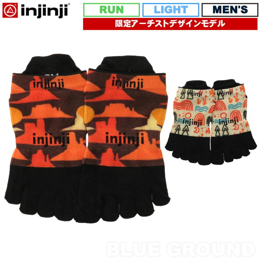 injinji GWセール14%オフ インジンジ / ランライトウェイト ノーショー メンズ ・ 五本指 ランニング 通気性 吸汗 速乾 ...