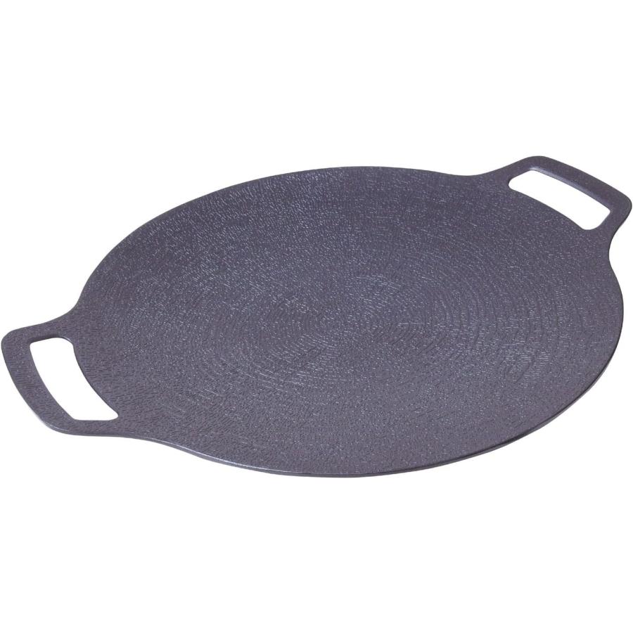 ヤマコー IH&直火対応プレート アルミプレートBBQ フッ素加工 36cm 汚れが落ちやすい 持ち手付き シリコンキャップ付き シンプル おしゃれ 大 : Blue Hawaii - 通販 ...