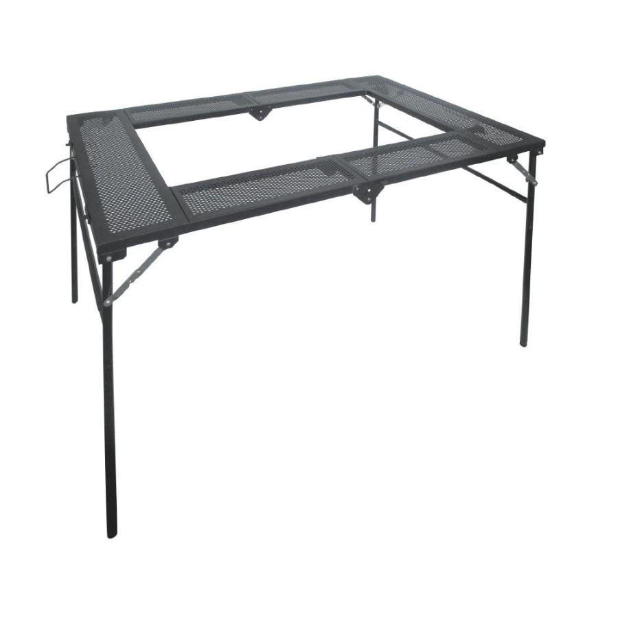 尾上製作所(ONOE) BBQテーブル4683II T-4683-II [BBQコンロや焚火台を囲める 立って/座って調理可能 高さ2段階調節可 キャ : Blue Hawaii - 通販 ...