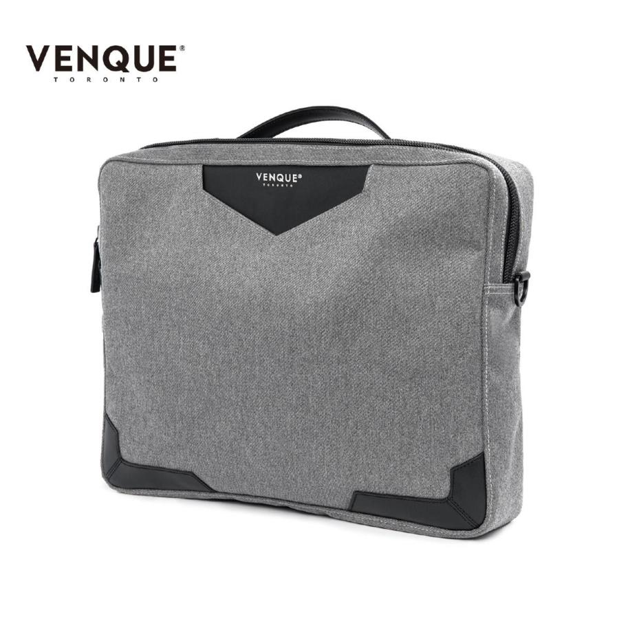 Venque ビジネスバッグ ブリーフケース メンズ ヴェンク 本革 2way VENQUE バッグ ショルダー レザー 撥水 大容量 PC収納 グレー : Blueism - 通販 ...
