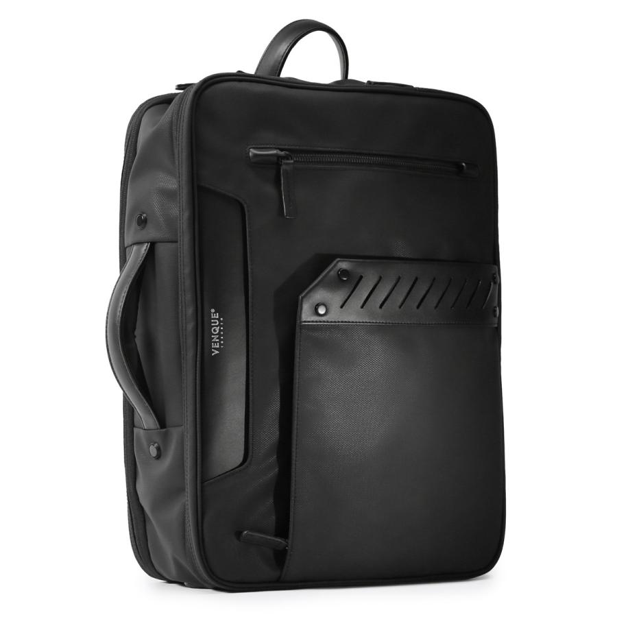 Venque ビジネスバッグ リュック メンズ ブランド おしゃれ 大容量 本革 革 自立 3WAY ブリーフケース ショルダーバッグ 30代 40代 50代 : Blueism - 通販 ...