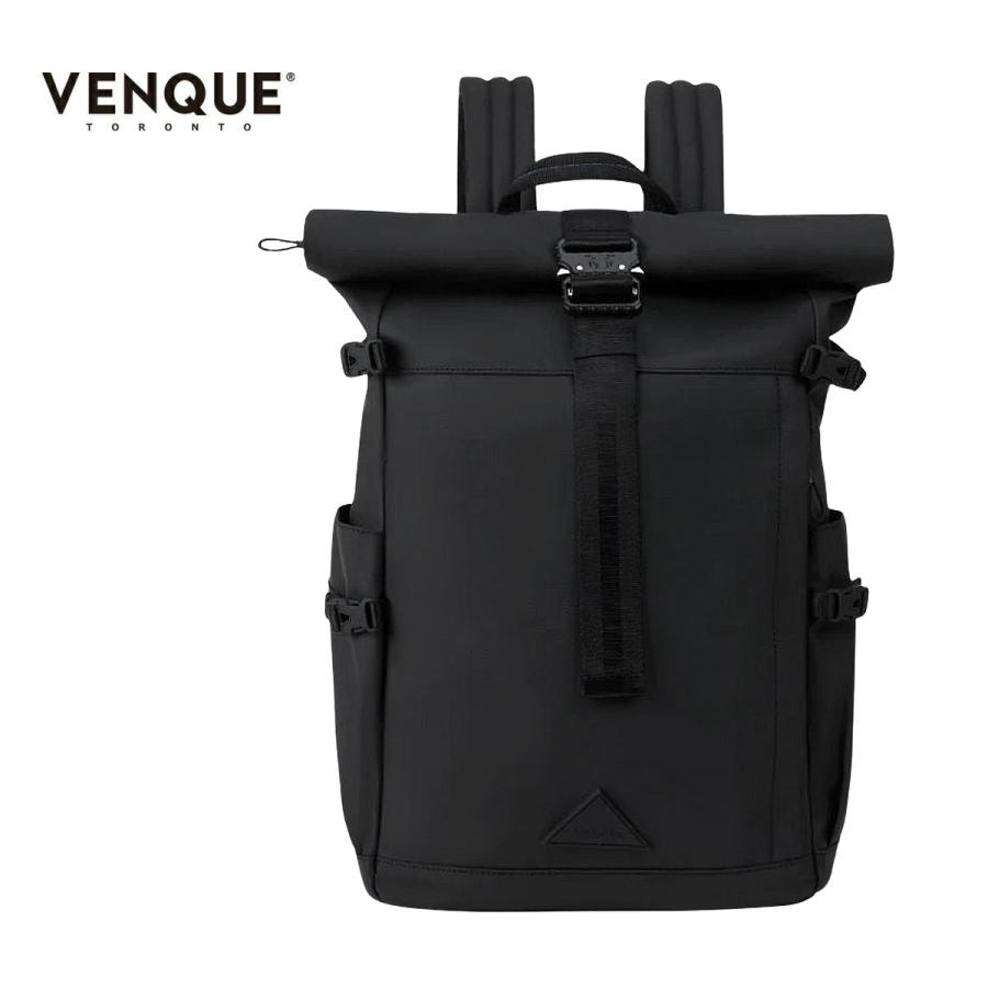 バックパック 大容量 ブランド メンズ レディース 20L 26L 軽量 おしゃれ ロールトップ リュック バッグ ビジネスバッグ ビジネス 仕事 撥水 防水 黒 : vnq-mova ...