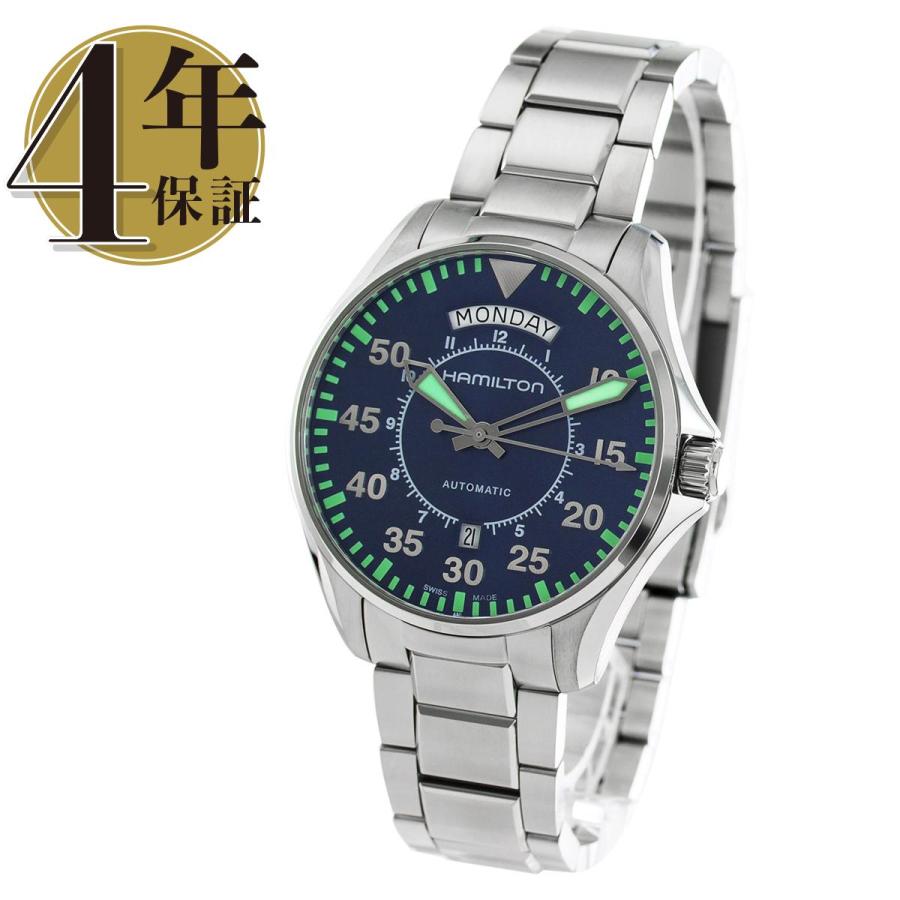 KHAKI AVIATION 【新品】ハミルトン カーキ アビエーション パイロット デイデイト オート メンズ H64615145_4 ...