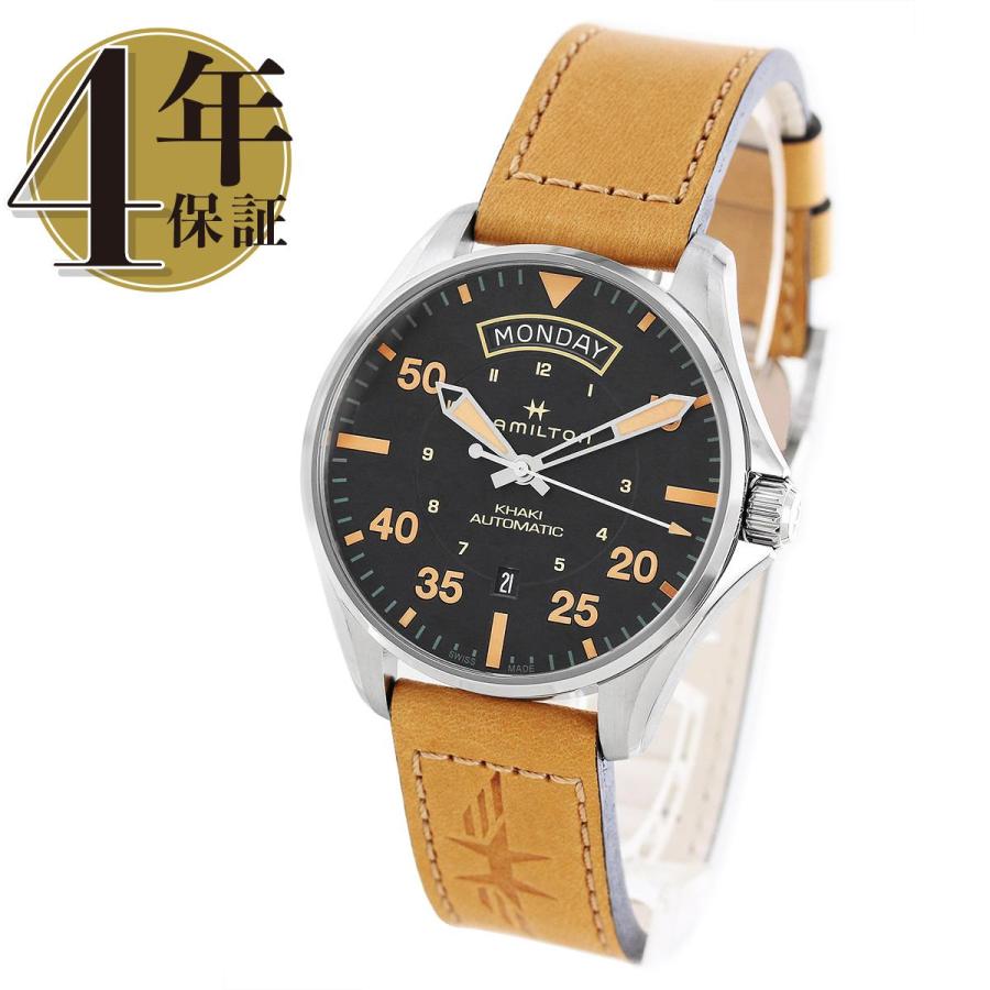 KHAKI AVIATION 【新品】ハミルトン カーキ アビエーション パイロット デイデイト オート メンズ H64645531_4 ...