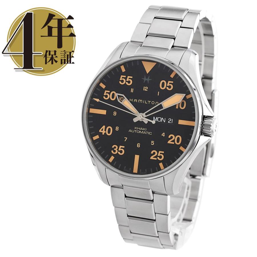 KHAKI AVIATION 【新品】ハミルトン カーキ アビエーション パイロット デイデイト オート メンズ H64725131_4 ...