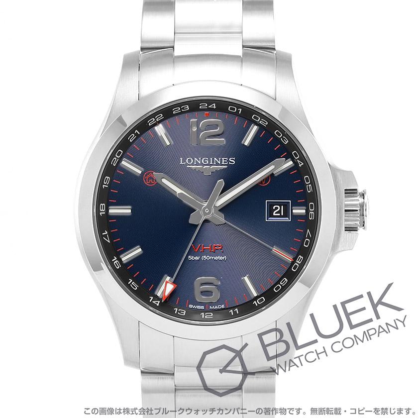LONGINES 【新品】ロンジン コンクエスト V.H.P. GMT メンズ L3.728.4.96.6 : ブルークウォッチカンパニー ...