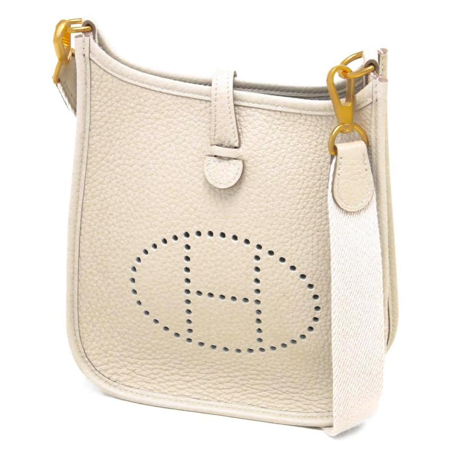 HERMES エルメス ショルダーバッグ/クロスボディ バッグ レディース エブリン 16 TPM U刻印 2022年製造 ベトン(ホワイト系) H069426 CCDN : ブルークウォッチ ...