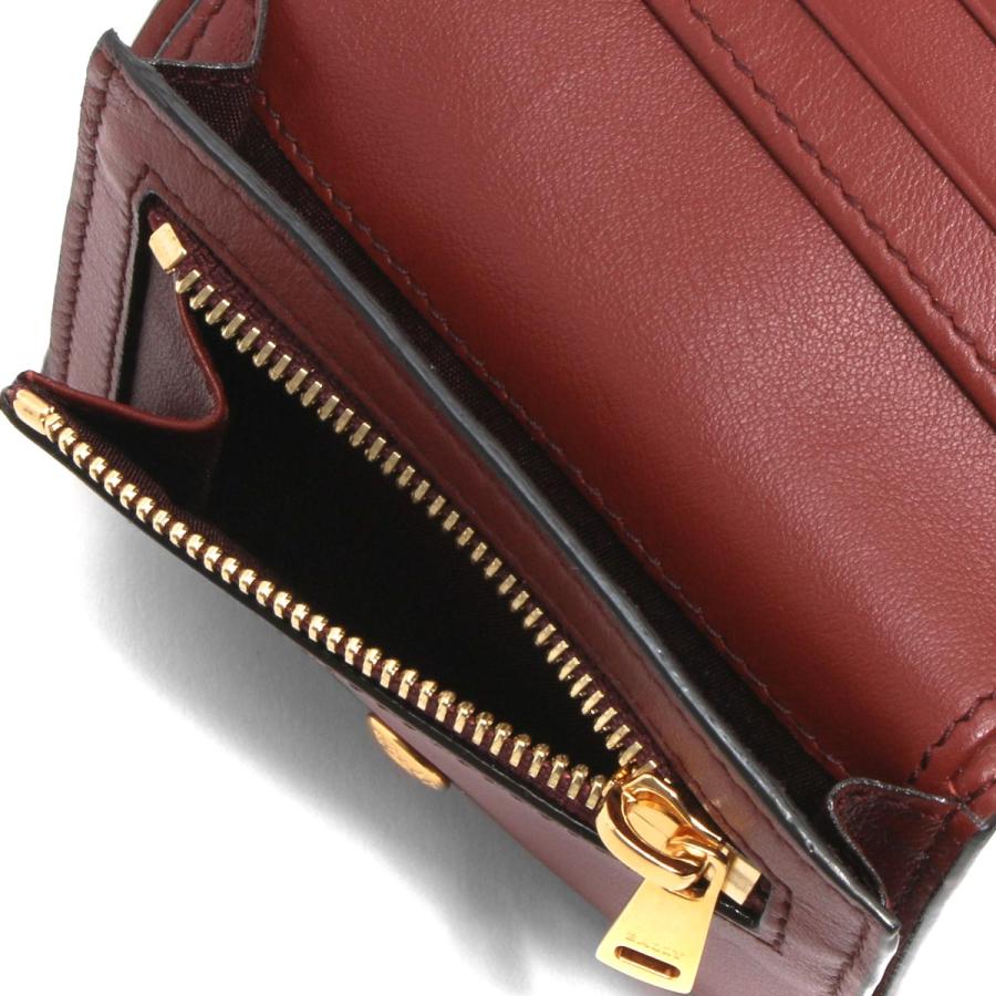 Bally バリー 二つ折り財布/ミニ財布 財布 レディース ヴィデン ヘリテージレッド VIDEN 276 6239170 BALLY ...