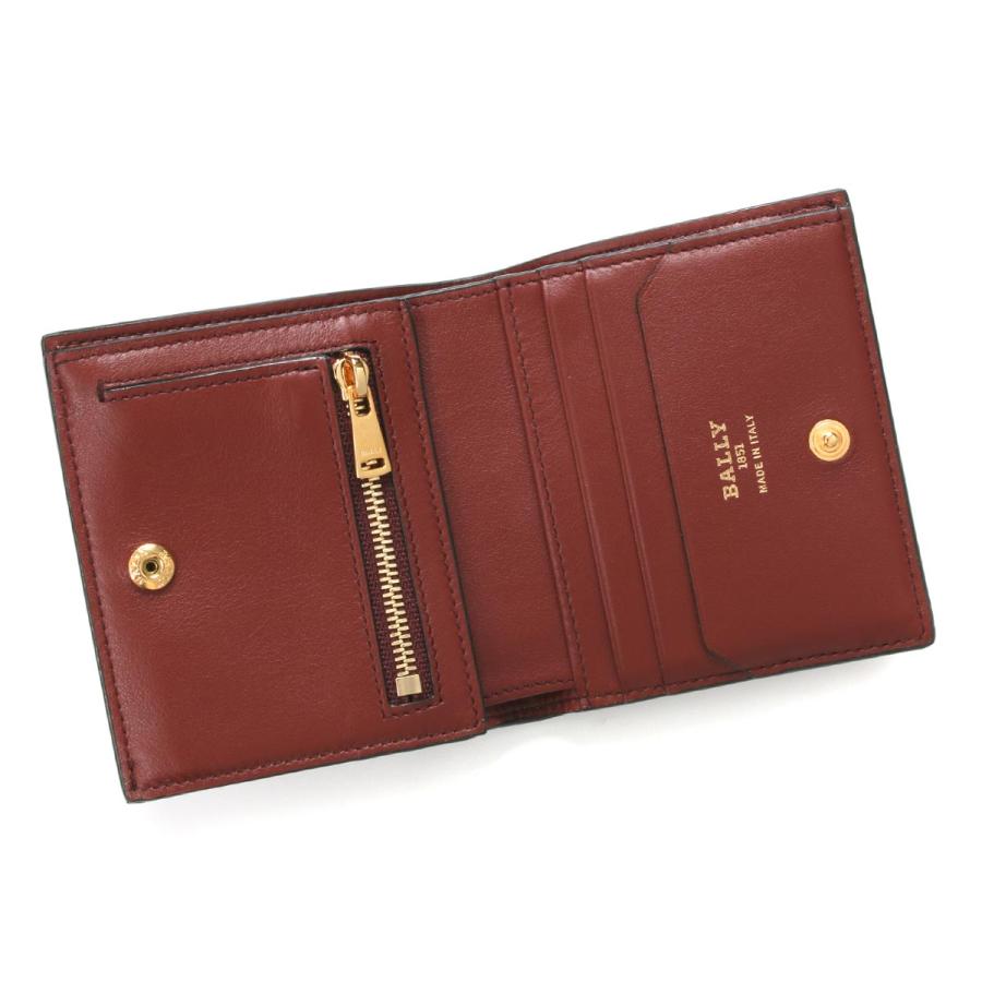 Bally バリー 二つ折り財布/ミニ財布 財布 レディース ヴィデン ヘリテージレッド VIDEN 276 6239170 BALLY ...