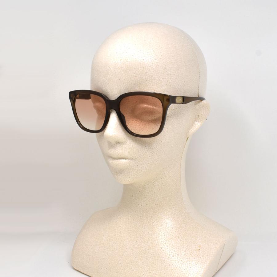 グッチ サングラス メンズ レディース ウェリントン UVカット クリアブラウン&オレンジグラデーション GG0790S 002 GUCCI ...