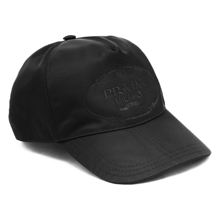 PRADA プラダ キャップ メンズ レディース テスート ブラック PRADA プラダ キャップ メンズ レディース テスート ブラック