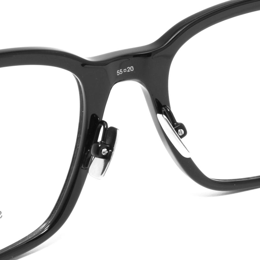 Yves Saint Laurent（イヴ・サンローラン） サンローランパリ 伊達メガネ メンズ レディース スクエア ブラック ...