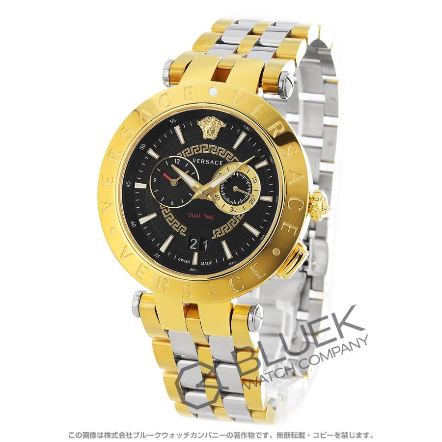 VERSACE（ヴェルサーチェ） 【新品】ヴェルサーチ V-レース デュアルタイム メンズ VEBV00519 : ブルークウォッチカンパニー ...