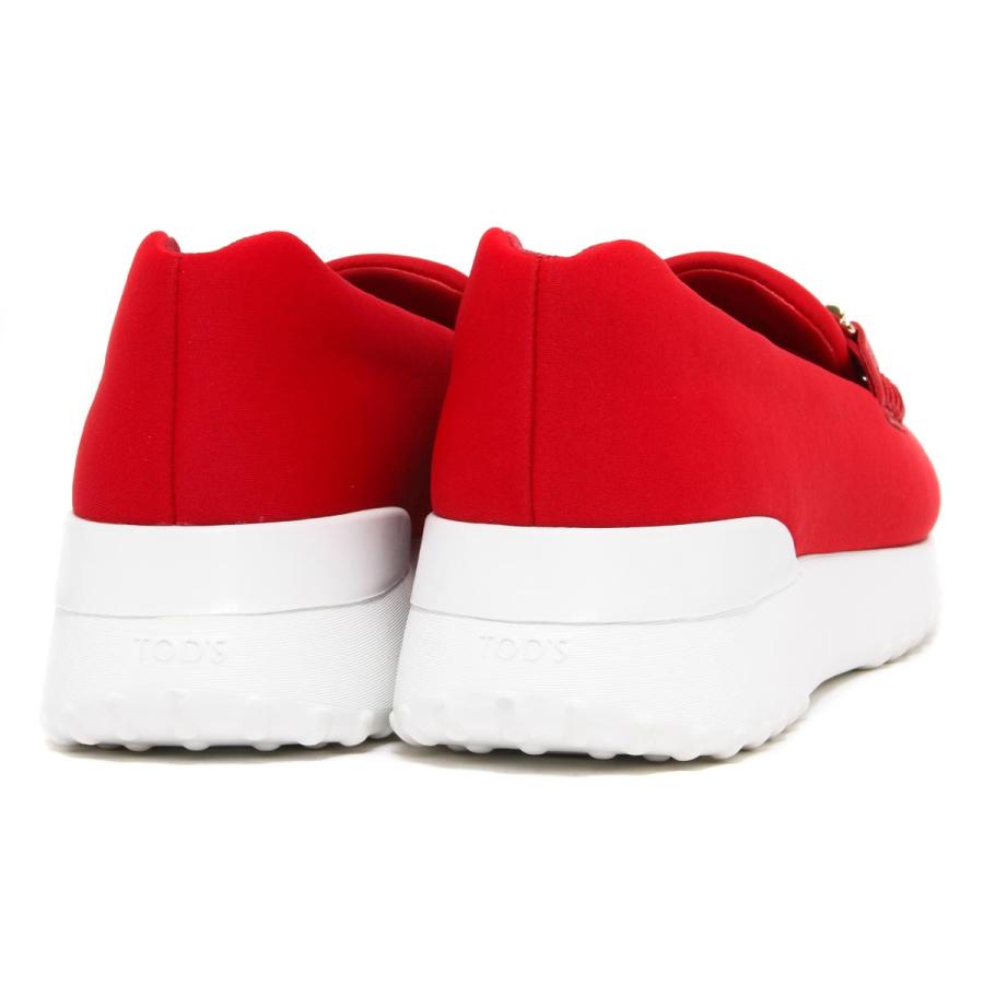 トッズ モカシン/スリッポン/ローファー シューズ レディース 厚底 レッド XXW80A0CI20 MYB R411 TOD'S :LWTSXXW80A0CI20MYBR411:ブランド ...