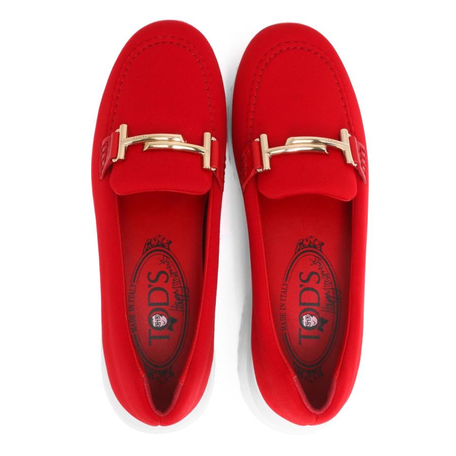 トッズ モカシン/スリッポン/ローファー シューズ レディース 厚底 レッド XXW80A0CI20 MYB R411 TOD'S :LWTSXXW80A0CI20MYBR411:ブランド ...