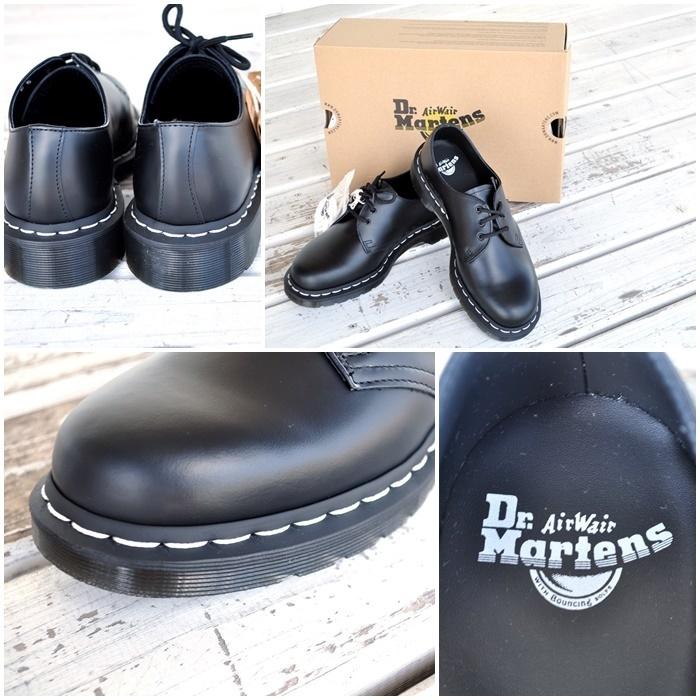 Dr.Martens ドクターマーチン DrMartens 3ホール ホワイトステッチ レザーシューズ スムースレザー 1461 : BLUELINE - 通販 - Yahoo!ショッピング