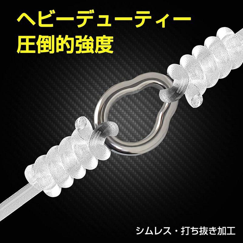 【2021 QISHUO 青物 アシスト 釣り リング ソリッド 平打ち ジギング 釣 高強度 アシストフック シムレスリング 徳用 25個 2 hermitage-shiroikumo.com