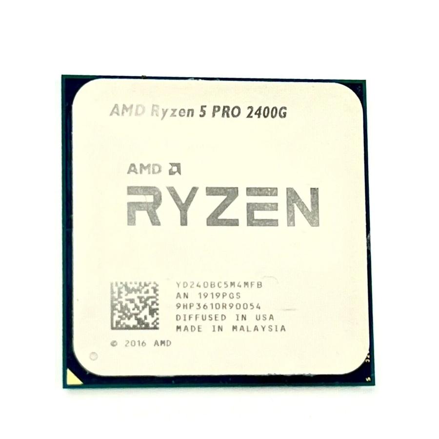 AMD CPU Ryzen 5 PRO 2400G 3.6GHz YD240BC5M4MFB ソケット AM4 送料無料★【中古】 : E ...