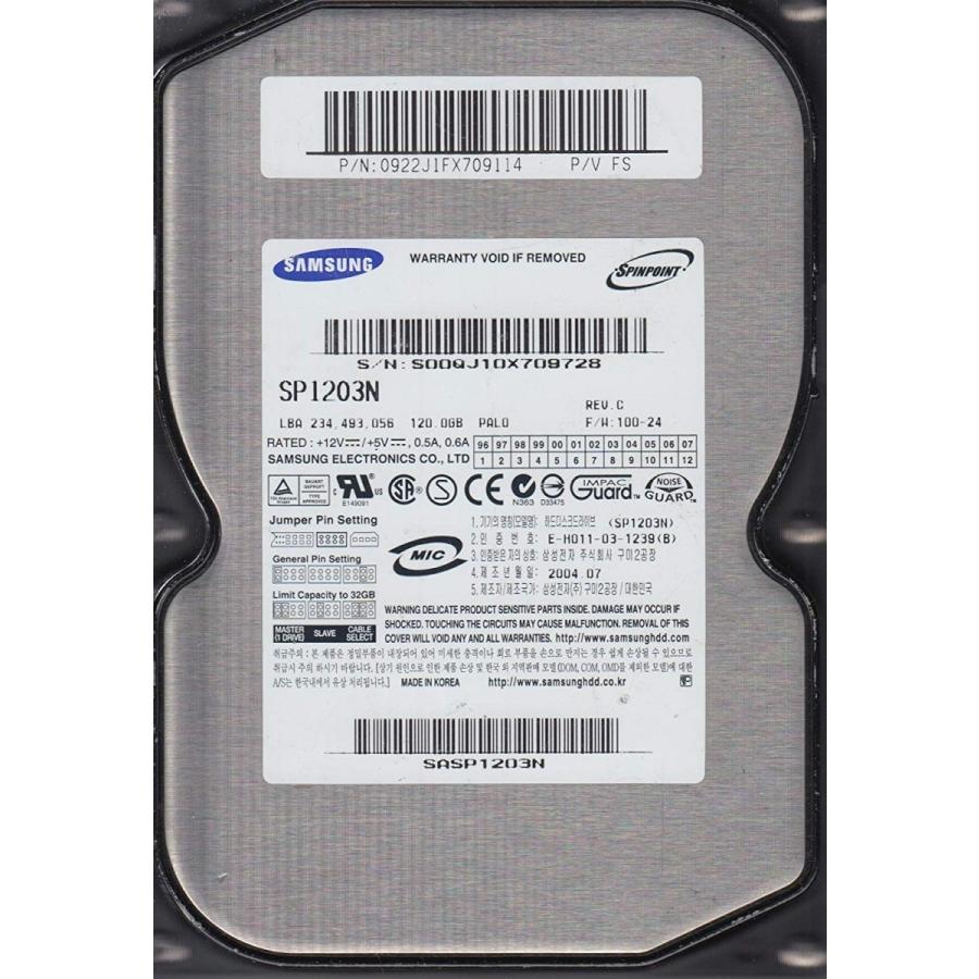 WD Green 【中古】SAMSUNG製 SP1203N Ultra 120GB ATA133/7200rpm/2MB HDD ...