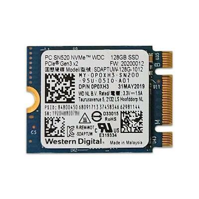 Western Digital 動作品★送料無料★WD PC SN520 NVMe 128GB SSD PCIe GEN3*2 SDAPTUW ...