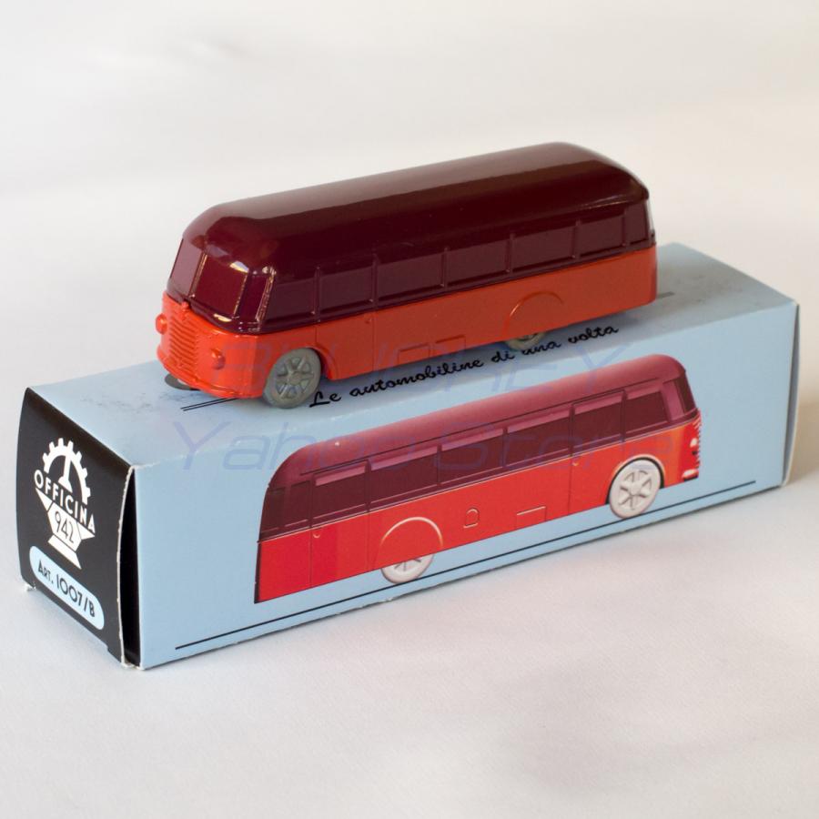 OFFICINA-942 1/76 FIAT Fiat 626 RNL BUS オフィチーナ 942 フィアット バス レッド/ダークレッド ...