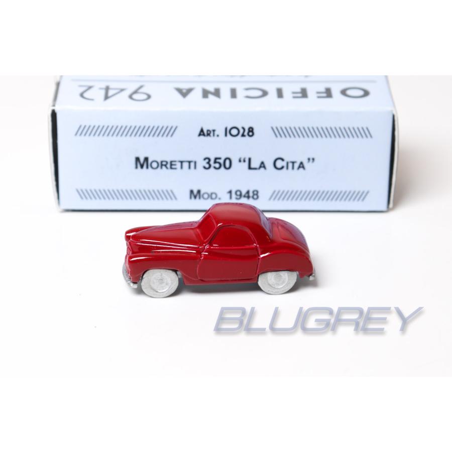 OFFICINA-942 1/76 Moretti 350 "La Cita" 1948 オフィチーナ 942 モレッティ レッド ...
