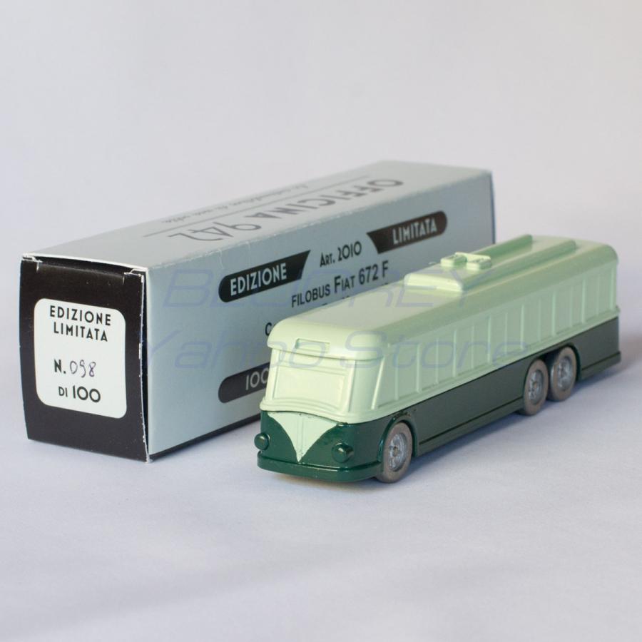OFFICINA-942 1/76 Filobus FIAT 672 F 1940 ROMA オフィチーナ 942 フィアット バス ローマ ...